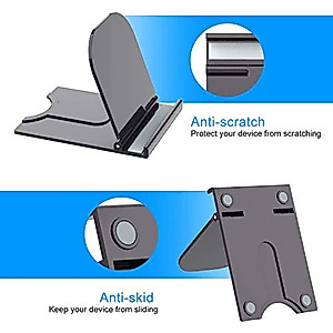 imeilee Cell Phone Stand 4 Pack Phone Holder Adjustable Foldable Tablet Stand Compatible with iPhone 11/11 Pro/11 Pro Max/Xs MAX/XR/XS/X Galaxy S10/S9/S9 Plus/Note 9 Google Pixel and More