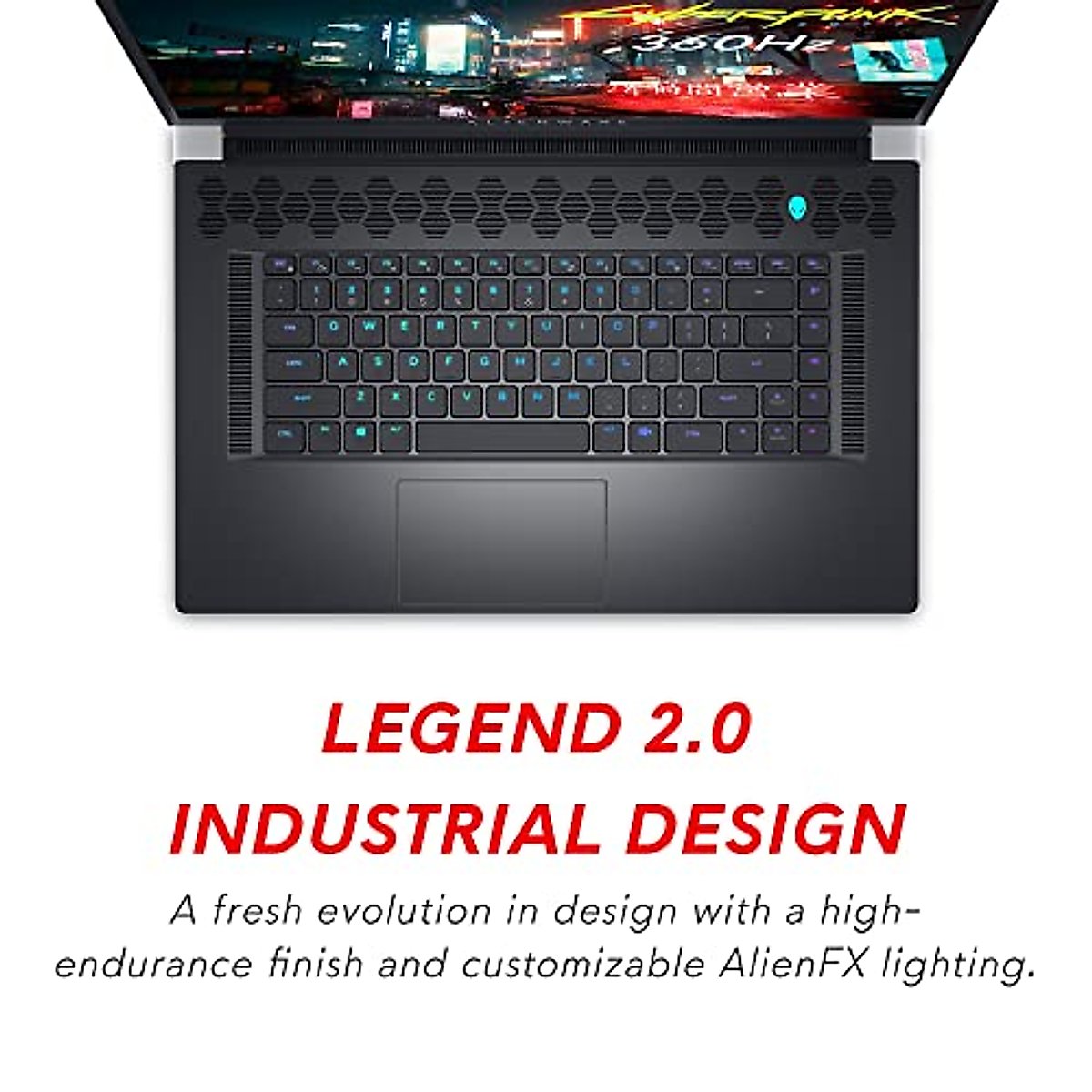 Alienware X17 R2 VR Ready Gaming Laptop - 17.3-inch FHD 360Hz 1ms Display, Core i7-12700H, 16GB RAM, 1TB SSD, NVIDIA GeForce RTX 3070Ti 8GB GDDR6, Bluetooth, Wi-Fi 6, USB-C, Windows 11 Home - White