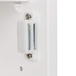 DOLFISH Bathroom Cabinet Wall Mounted, Multifunction and Space Saving for Bathroom Space MDF Painted Surface with Mirror Single Door and 2 Adjustable Shelves, White