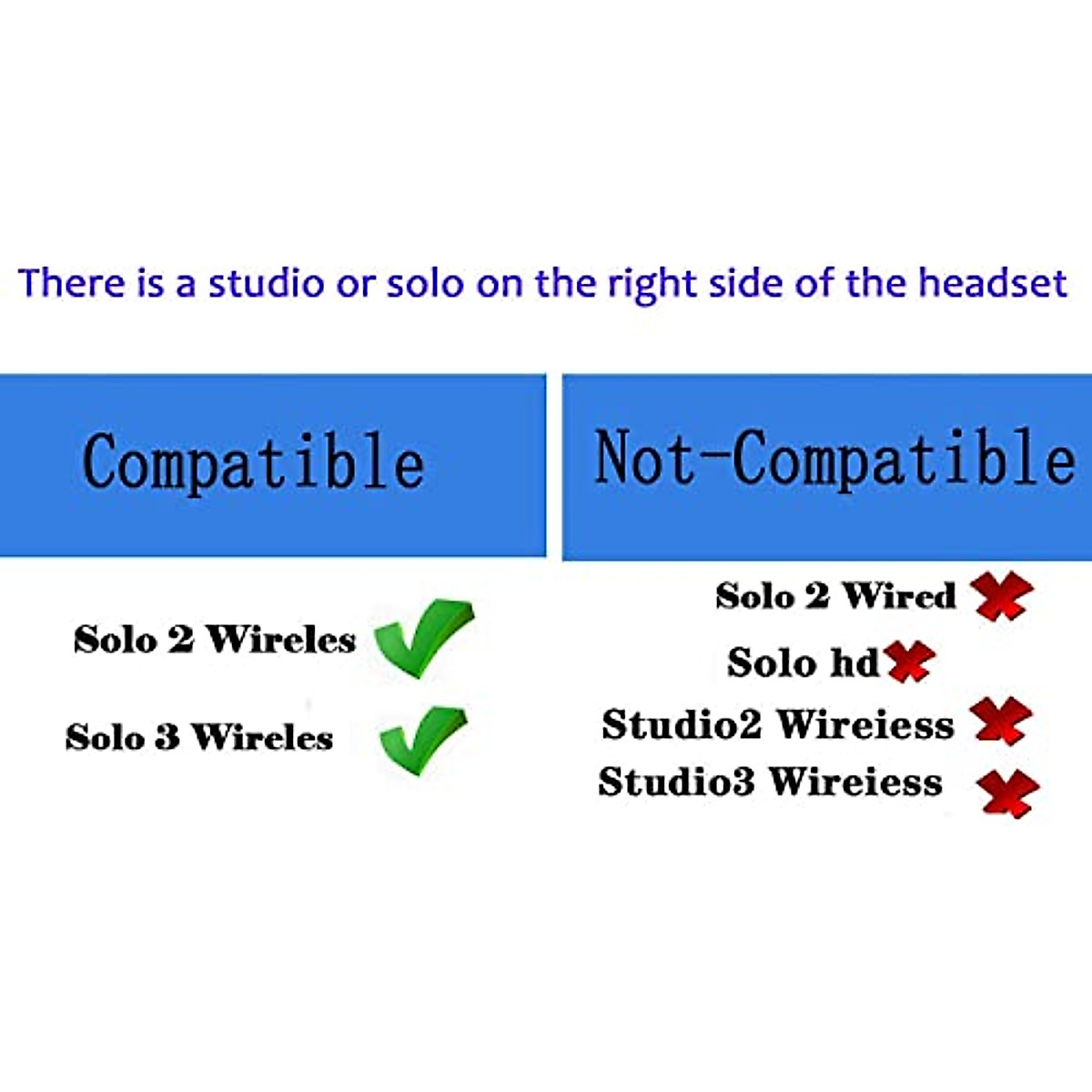 Solo3 Headband Replacement Parts Accessories Solo2 Headband Repair Kit Compatible with Solo 3.0 Solo 2.0 Wireless Top Headband (Rose Gold)