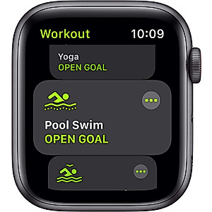 Apple Watch SE (GPS, 44mm) - Space Gray Aluminum Case with Midnight Sport Band (Renewed)