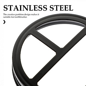 Alipis Mason Jar Bathroom Lids 2pcs Mason Jar Toothbrush Holder Lid Stainless Steel Toothbrush Cup Lids Rings Mason Jar Lid Bottle Cover Rings Apothecary Storage Jars Lids