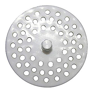 LASCO 02-4021 White Plastic Disposal Sink Strainer Fits Most