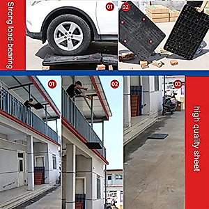 Foldable Platform Truck,Platform Hand Truck is Foldable with Swivel Casters and High Capacity for Loading and Storage,for Home, Garage, Office (Color : Thickened, Size : 73 * 48cm)