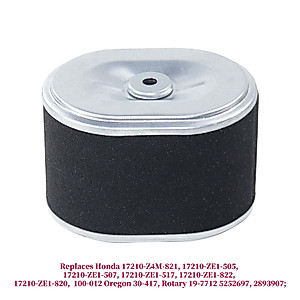 NIDAIFEI 4 Pack GX160 Air Cleaner Element Replaces Honda 17210-ZE1-505, 17210-ZE1-517, 17210-ZE1-822 for Honda GX110, GX120, GX120K1, GX140, GX160, GX160H1, GX200 Engines
