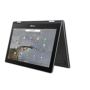 ASUS Chromebook Flip C214MA-YS02T 11.6” Ruggedized and Water Resistant Chromebook, 360 Touchscreen 2 in 1, Intel N4000, 4GB DDR4 RAM, 32GB Storage, Mil STD design, Chrome OS, Stylus