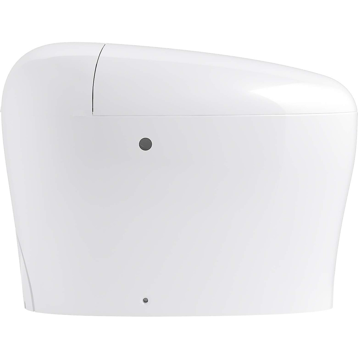 KOHLER 77780-0 Karing Smart Toilet with Auto Open & Close, One-Piece Elongated Intelligent Bidet Toilet with Heated Seat, 1.08 GPF, White