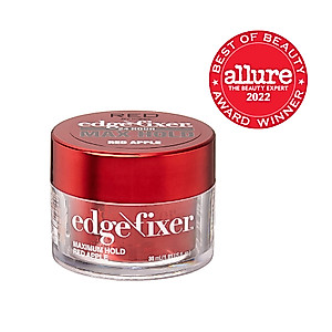 Red by Kiss Edge Fixer 24 Hour Maximum Hold Edge Wax No Flaking Biotin B7 Infused Hair Gel 1.01 fl.oz