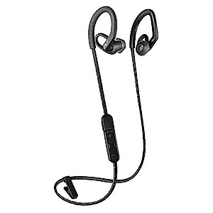 Plantronics BackBeat FIT 350 Wireless Headphones, Stable, Ultra-Light, Sweatproof in Ear Workout Headphones, Black