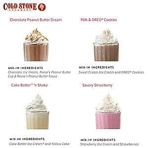 Cold Stone Milkshake Maker with Stainless Steel Mixing Cup 16 ounce, Electric Drink Maker