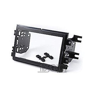 Absolute USA ABS95-5812-3 Fits Ford Fusion 2006 2007 2008 2009 Double DIN Stereo Harness Radio Install Dash Kit Package