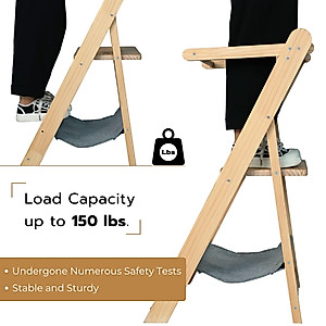 comax Toddler Tower Kitchen Stool Helper, Kids Kitchen Step Stool, Toddler Stool Kitchen Counter Standing Tower for Toddlers 1-3, Nursery Stand Ladder Toddler Helper Tower