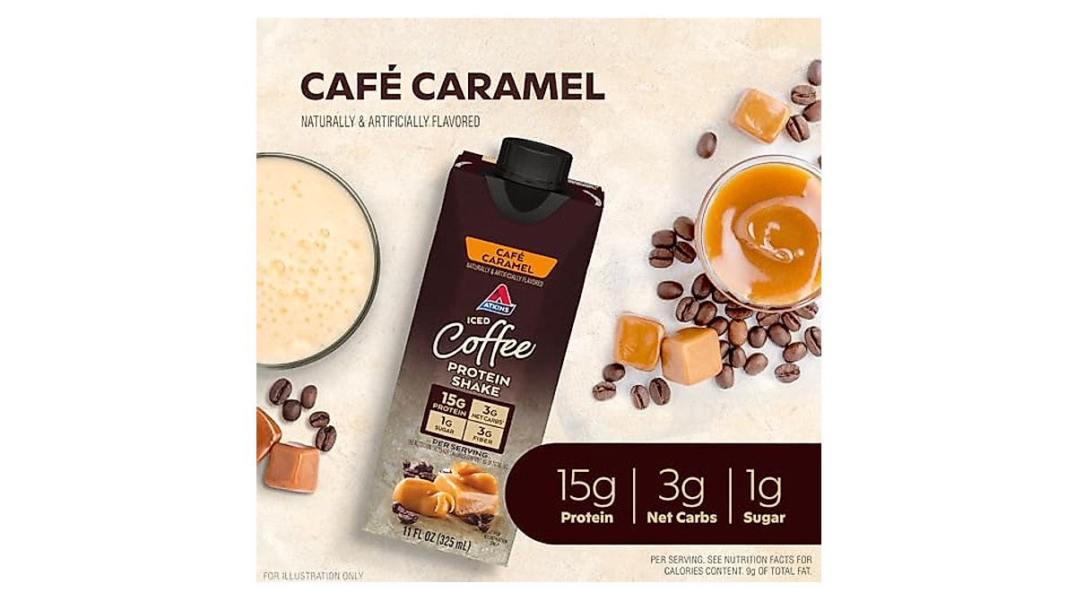Advantage Shakes Cafe Caramel - Low Sugar Protein Drink