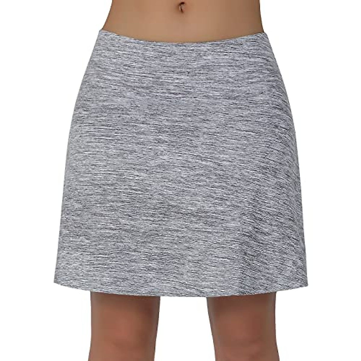 beroy Pickleball Clothes for Women with Two Pockets - Womens Skorts for Summer with Pockets Tummy Control(L Grey)