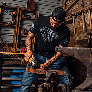 Grunt Style Super Steel Men's T-Shirt (Black, XXLarge)