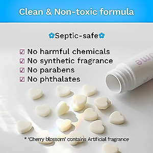 tofume Effervescent Bathroom Air Fresheners - Fresh Minty Lavender Fragrance - Toilet Deodorizer Tablets, Air Fresheners For Bathroom, Drop in Flushable Air Freshener Toilet Fresheners, 1 Pack