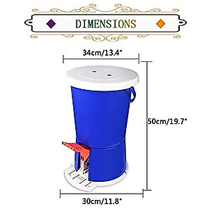 QQNB Washing Machine Bucket - Mini Foot Powered Powered Washer,Non-Electric Portable Dryer,can Be Used in Apartments,Dormitories,Rvs,Fine Clothing