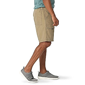 Wrangler Authentics Men's Canvas Utility Hiker Short, Nutmeg, 34