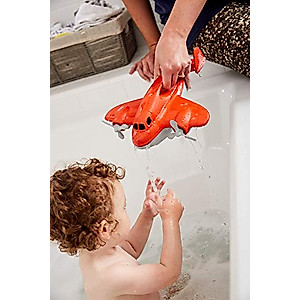 Green Toys Fire Plane - Pretend Play, Motor Skills, Kids Bath Toy Vehicle. No BPA, phthalates, PVC. Dishwasher Safe, Recycled Plastic, Made in USA.