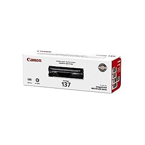 Canon 137 Toner Cartridge - Black - 2 Pack in Retail Packing