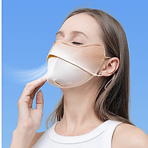 Ligart UV Face Mask Washable Reusable Exercise Breathable Sun Protection Golf Sports Face Mask for Women Purple+Yellow+Pink