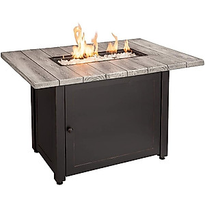 Endless Summer Gas Outdoor Fire Pit Gad17104es Rustic Square Steel