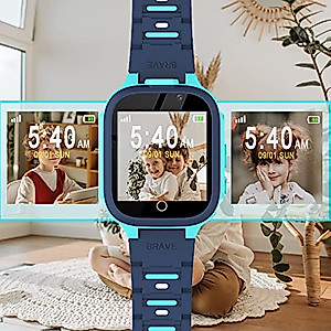 PTHTECHUS Smart Watch Toys for Kids - Boys Girls Smartwatch with 14 Games Music MP3 Player HD Selfie Camera Flashlight Calculator Calendar Alarm Timer 12/24 Hours for 4-12 Years Old Students