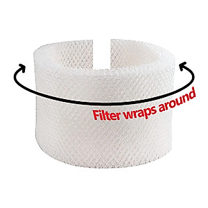 LifeSupplyUSA Humidifier Filter Replacement Compatible with MAF1 Emerson MA-0950, Essick Air MAF-1, Kenmore 14906, Moistair MA1200