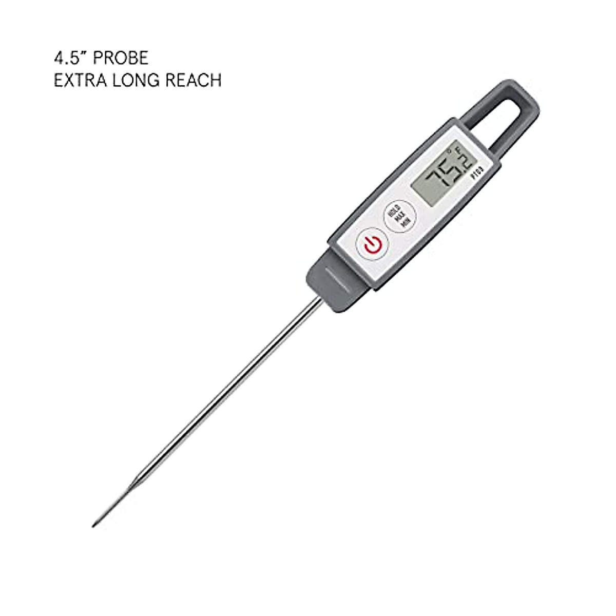 Lavatools PT09 4.5" Commercial Grade Digital Instant Read Meat Thermometer for Kitchen, Food Cooking, Grill, BBQ, Smoker, Candy, Home Brewing, and Oil Deep Frying
