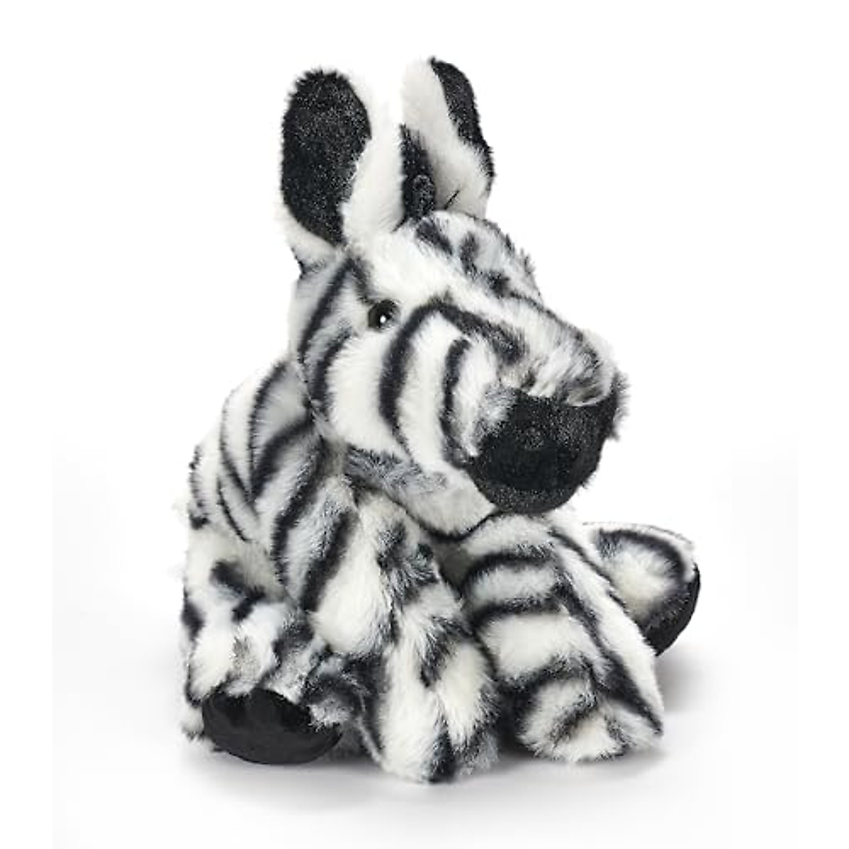 The Petting Zoo Zebra Stuffed Animal, Gifts for Kids, Wild Onez Zoo Animals, Zebra Plush Toy 8 inches