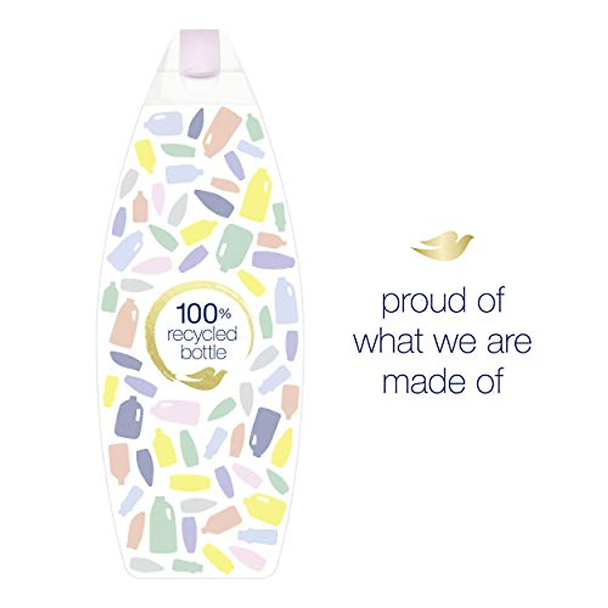 Dove Body Wash 100% Gentle Cleansers, Sulfate Free Peony and Rose Oil Effectively Washes Away Bacteria While Nourishing Your Skin, 22 Fl Oz (Pack of 4)