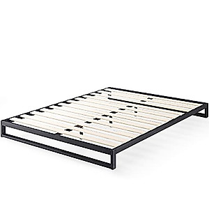 ZINUS Trisha Metal Platforma Bed Frame / Wood Slat Support / No Box Spring Needed / Easy Assembly, Full