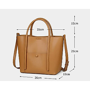 Ladies Large Leather Tote Concealed Carry Studded Shoulder Bag Crossbody Wallet