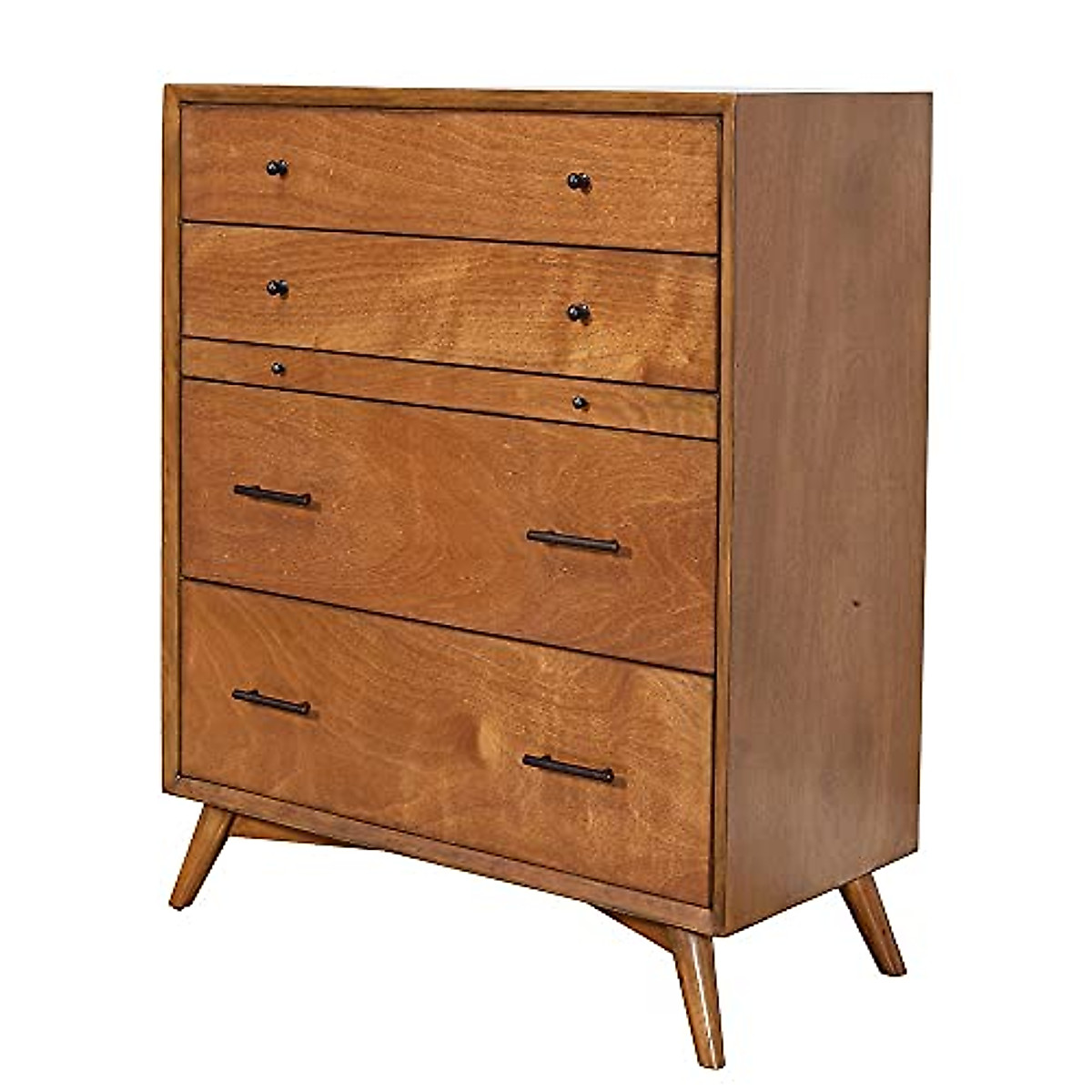 Alpine Furniture Flynn Chest, 38" W x 18" D x 43" H, Acorn