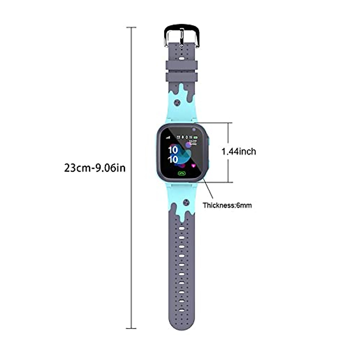 Children's Smart Watch, IP65 Waterproof, Intelligent Positioning, Two-Way Telephone, High-Definition Photo, Emergency Alarm Clock, High-Performance Battery, Gift for Boys Girls