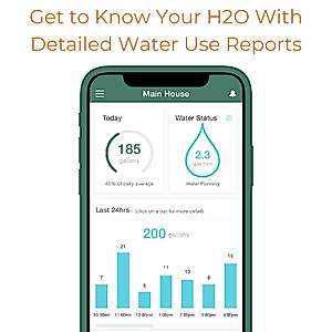 Flume 2 Smart Home Water Monitor & Water Leak Detector: Detect Water Leaks Before They Cause Damage. Monitor Your Water Use to Reduce Waste & Save Money. Installs in Minutes, No Plumbing Required