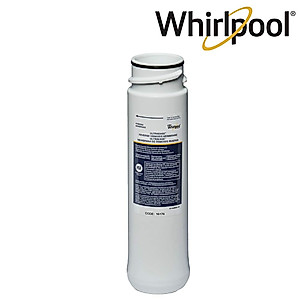 Whirlpool WHAROS5 Reverse Osmosis (RO) Water Filtration System With Chrome Faucet | Extra Long Life | Easy To Replace UltraEase Filter Cartridges, 14" deep x 13" wide x 15 inches tall, Blue