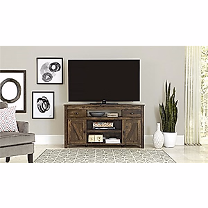 Ameriwood Home Farmington TV Stand for TVs up to 60" Wide, Rustic