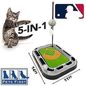 Pets First SAN Diego Padres Baseball Cat Scratcher Toy