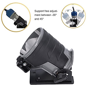 Wood Router Trimmer with Trimmer Base, Tilt Base & Plunge Base - Compact Palm Router Woodworking Kit Multifunctional Electric Hand Laminate Trimmer Set Wood Routing Trimming