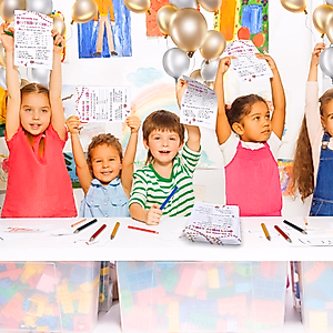 50 Sheets Who Knows The Birthday Girl Game Cards Birthday Girl Party Game Cards with 20 Pieces Pre Pointed Wood Pencils Notebook Themed Party Activity Card for Sleepover Slumber Party Supplies