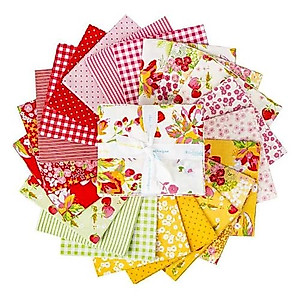 My Mind's Eye Picnic Florals 21 Fat Quarters Riley Blake Designs FQ-14610-21, Assorted