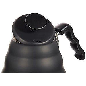 Hario V60 "Buono" Gooseneck Coffee Kettle, 1.2L, Stainless Steel, Matte Black