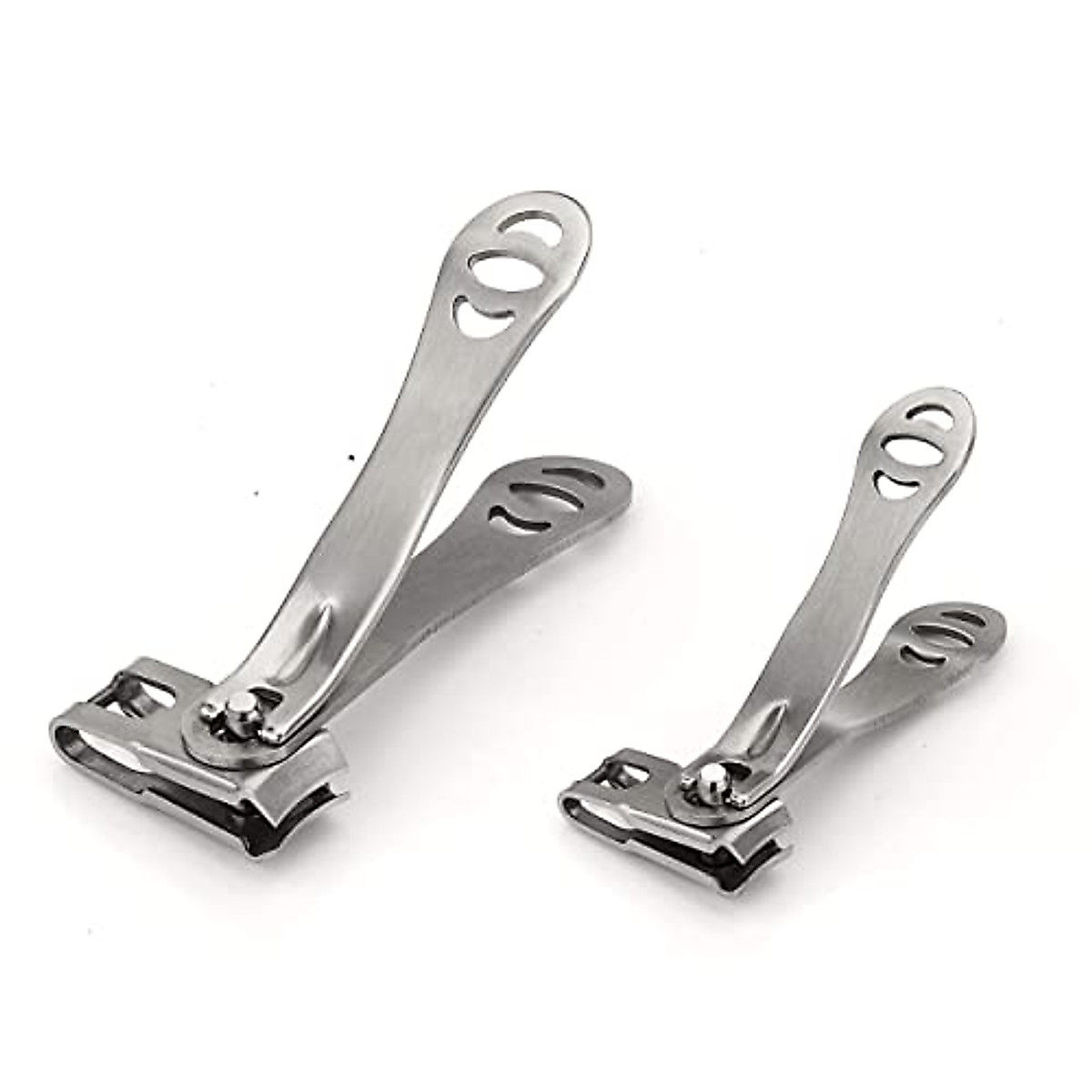 Clipper Genius Nail Clipper Set, 360 Degree Swivel Blade Nail Clippers for Men & Women, Designed to Trim with Precision, Lightweight Stainless Steel Fingernail & Toenail Trimmer, Compact Nail Cutter