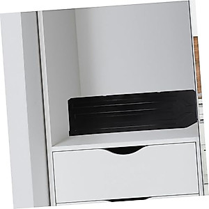 Parliky Partition Plate Storage Bin Divider Purse Bag Divider Closet Divider Purses Separators Cabinet Divider Purse Separator Firm Divider Shelf Retail Shelving Bin Dividers Plastic Black