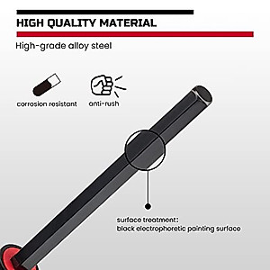 Lichamp T-Handle Allen Wrench Set, 16 Pieces, SAE and Metric Sizes, Ergonomic Design, High-Grade Steel