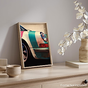 Inspirational Wall Art Co. - Precision | 2023 Porsche 911 - Car Posters for Boys Room - Car Wall Decor - Car Room Decor - Car Posters for Men | 11x14 Inches Unframed