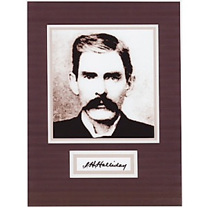 Kirkland Signature Doc Holliday, Wild West Gunslinger 8 X 10 Autograph Photo on Glossy Photo Paper