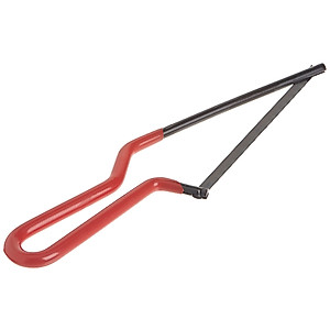 Superior Tool 37700 Mini Hacksaw-Hacksaw with 6 Inch Steel Blade 32 Teeth per Inch,Red
