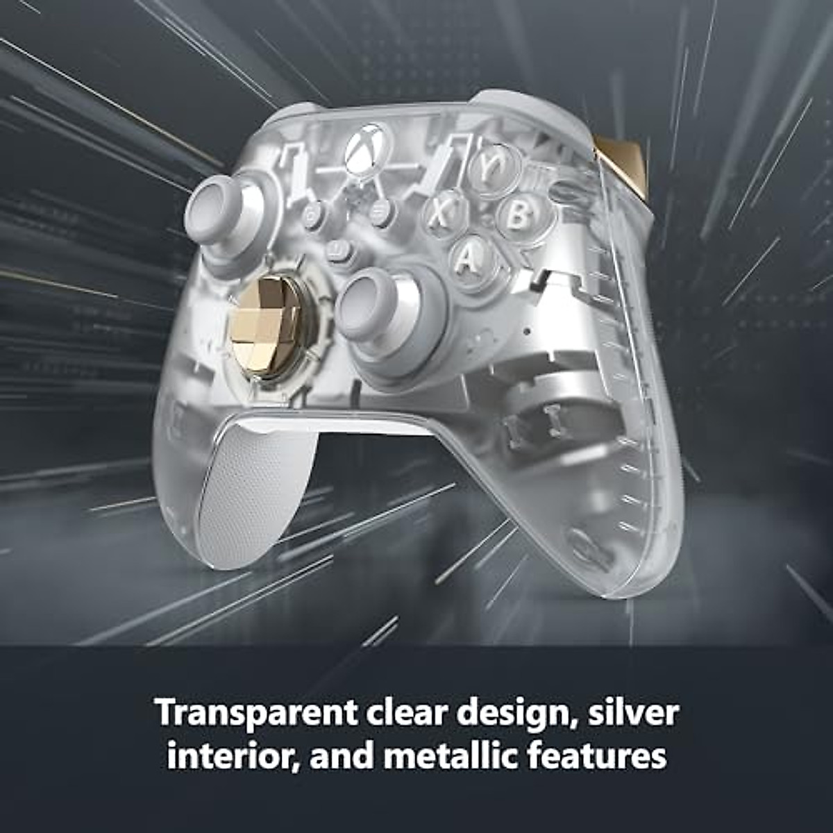 Xbox Special Edition Wireless Gaming Controller – Ghost Cipher Series X|S, One, Windows PC, Android, and iOS